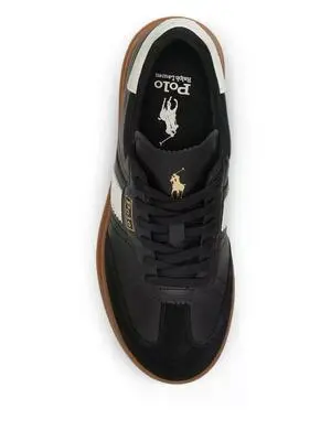 Polo Ralph Lauren Heritage Aera Suede Sneakers - Black
