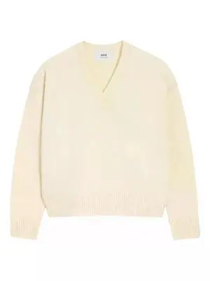 Ami Paris V Neck Sweaters For Women