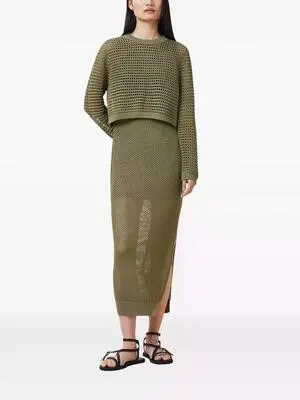 ALLSAINTS Open-knit Midi Dress