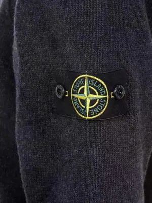 Stone Island Logo-patch Jumper - Grey