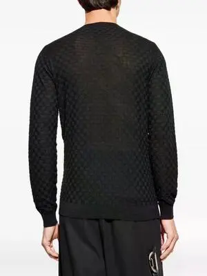 Giorgio Armani Textured Knit Sweater