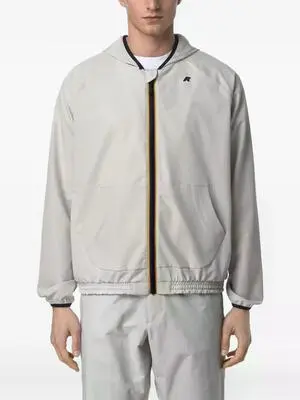 K-WAY Sia Hooded Zip-up Jacket - Grey