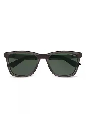 Montblanc Square-frame Sunglasses - Grey