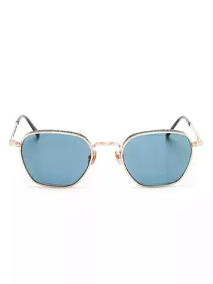 Matsuda Engraved Pilot-frame Sunglasses
