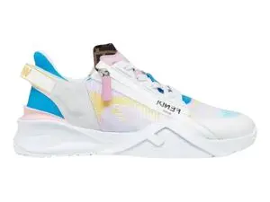 Fendi Flow Low Top Sneakers - White/light Blue