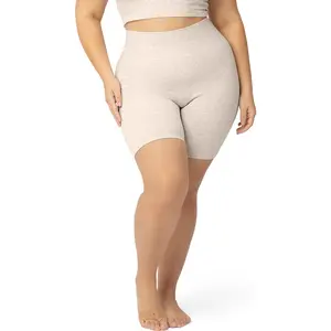 KINDRED BRAVELY Sublime Maternity & Postpartum Bike Short - Oatmeal Heather