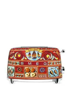 SMEG X D&g Sicily Is My Love Toaster - Red