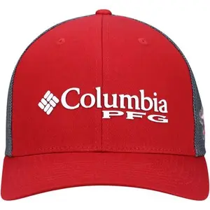 Columbia Arkansas Razorbacks Pfg Snapback Adjustable Hat