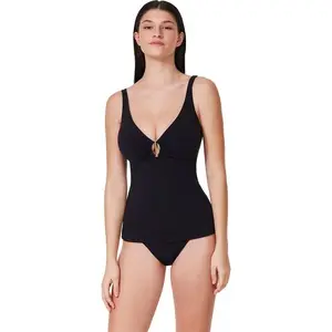 GOTTEX Beyond Time D-cup Tankini Top - Black