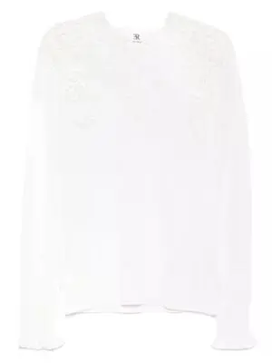 Ermanno Scervino Lace-insert Blouse
