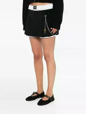 Alexander Wang Pleated Key-detail Shorts