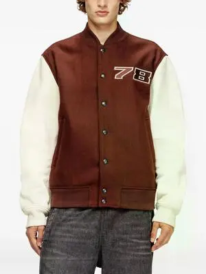 DIESEL® L-kopf Wool-blend Varsity Jacket
