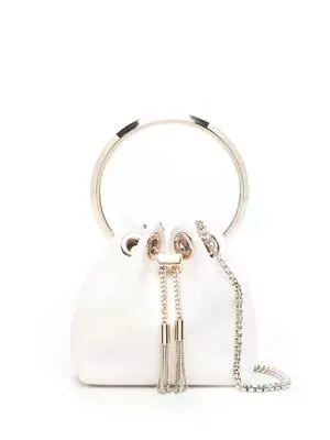 JIMMY CHOO Jimmy Choo Micro Bon Bon Bag White