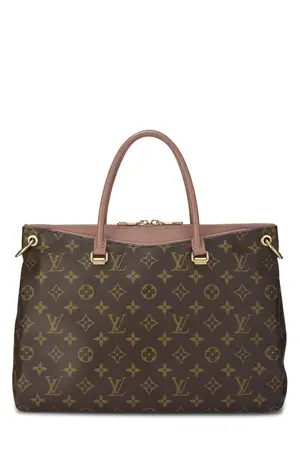 LOUIS VUITTON Monogram Canvas Pallas Bag - Brown