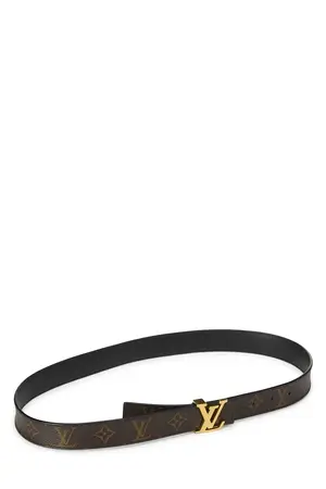 LOUIS VUITTON Monogram Initiales Ceinture 85 - Black