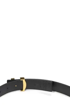 LOUIS VUITTON Monogram Initiales Ceinture 85 - Black