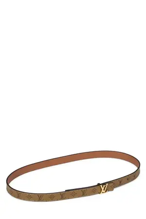 LOUIS VUITTON Monogram Initiales Ceinture 85