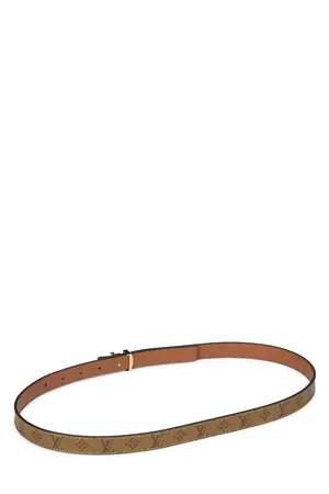 LOUIS VUITTON Monogram Initiales Ceinture 85