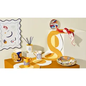 MISETTE Celestial Embroidered Linen Placemats, Set Of 4
