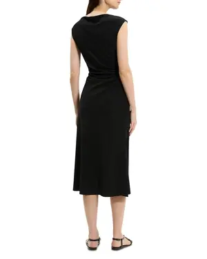 Theory Boat Neck Midi Dress