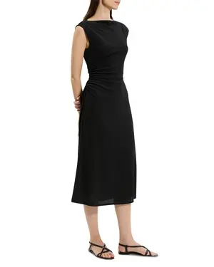 Theory Boat Neck Midi Dress