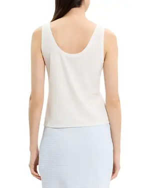 Theory Sweater Trim Double Scoop Tank
