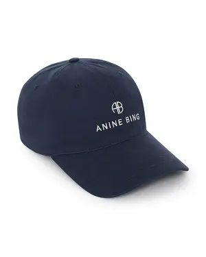 ANINE BING Jeremy Baseball Cap Dark Blue