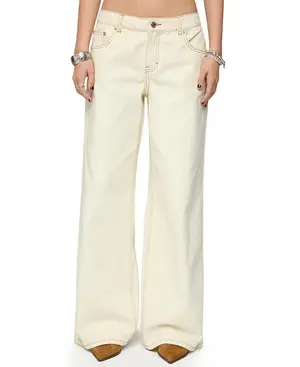 Women's Cream Jeans