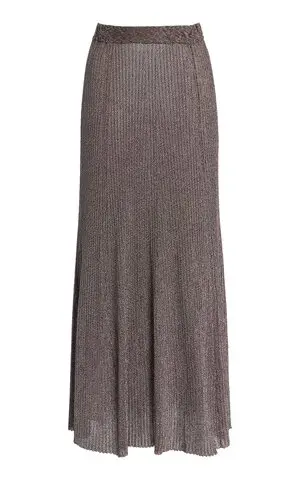 Ulla Johnson Renae Knit Maxi Skirt - Grey