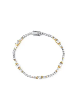 LAURA VANN Verity Two-toned Bracelet - Silver