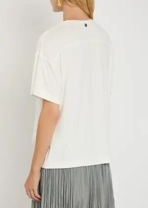 High Mentor Ruffled Jersey T-shirt