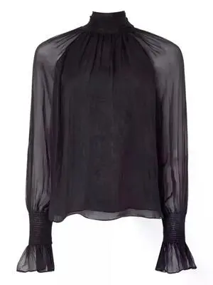 Temperley London Tie Detailed Tops