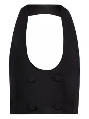 Nina Ricci Double-breasted Halter Vest