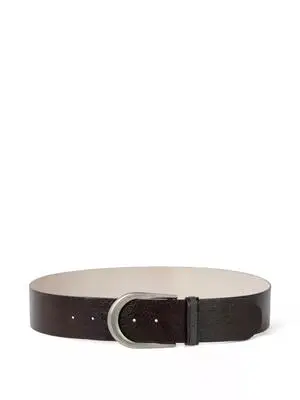 Brunello Cucinelli Leather Belt - Black