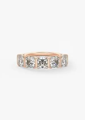 FRANK DARLING Asscher Cut Five Stone Ring - Yellow Gold