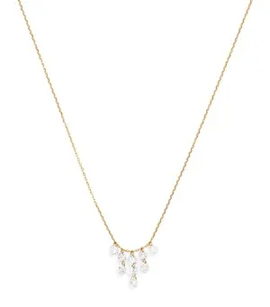 PERSEE Céleste Triangle Diamond Necklace - Gold