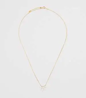 PERSEE Céleste Triangle Diamond Necklace - Gold