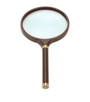 Assouline Leather Archival Magnifying Glass - Brown