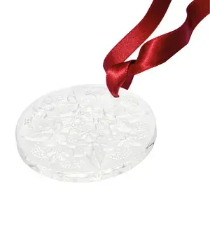 Lalique Crystal Ivy Tree Decoration - Clear