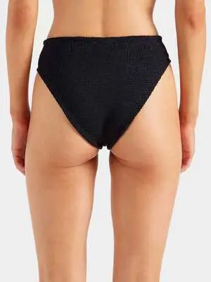 Hunza G V-waist Bikini Bottom - Black