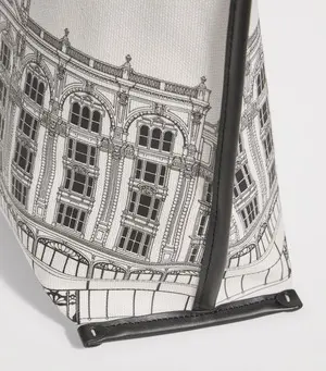 Harrods Building Shopper Bag - Ivory