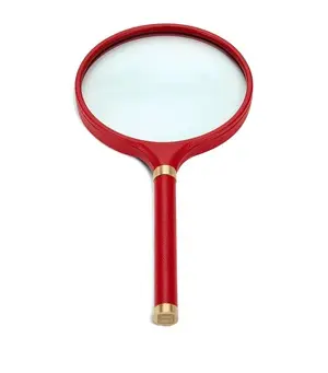 Assouline Leather Archival Magnifying Glass - Red