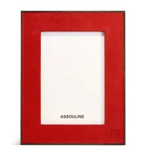 Assouline Leather Heritage Frame Red