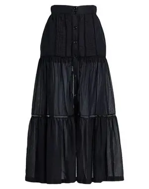 Pinko Cotton Maxi Skirt