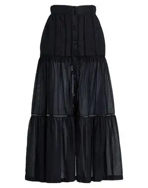 Pinko Cotton Maxi Skirt