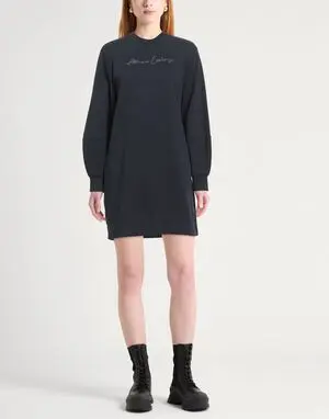 Armani Exchange Cotton Blend Mini T-shirt Dress - Navy