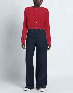 ANGELA MELE MILANO Knitted Cardigan - Red