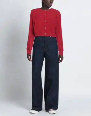 ANGELA MELE MILANO Knitted Cardigan - Red