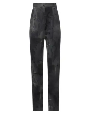 GAELLE PARIS Straight-leg Glen Plaid Trousers