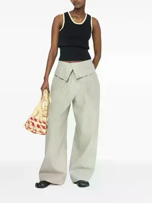 JW Anderson Wrap-front Pleated Trousers